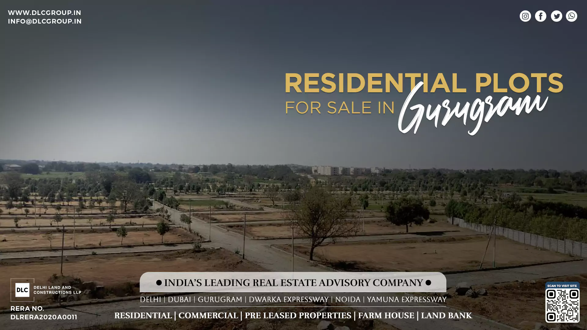 Best Residential Plots for Sale in Gurugram | DLC group